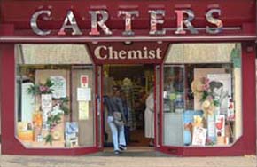 Carters Chemist in Pinner for all your Cosmetic and Pharmacy Needs